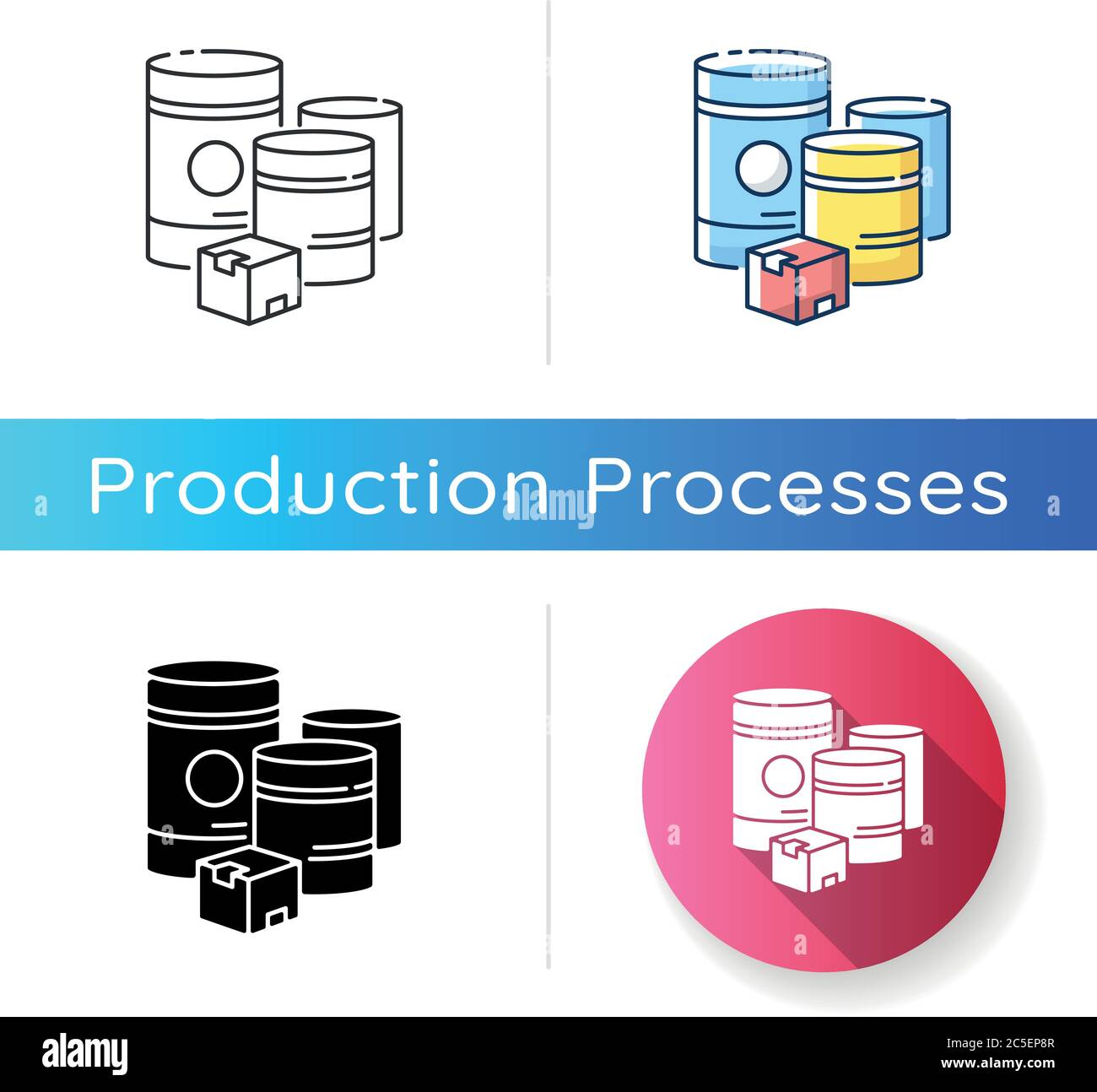 Raw materials icon Stock Vector Image & Art - Alamy