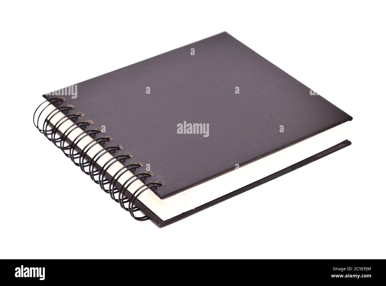 Brand new spiral bound sketchbook isolated on white background Stock ...