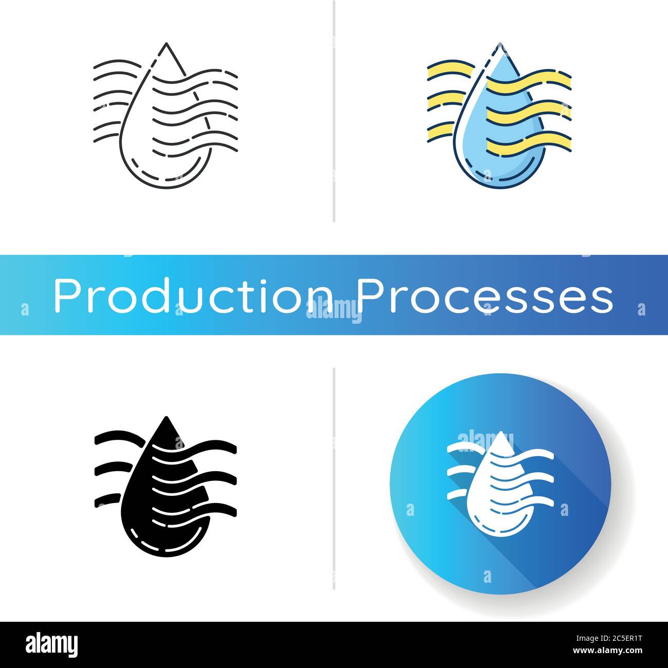 Drying process Stock Vector Images - Alamy
