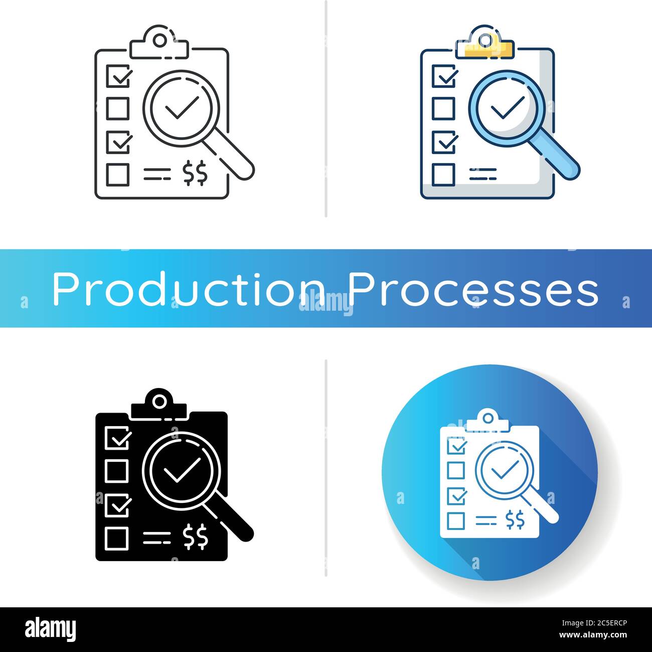Manufacturing inspection Stock Vector Images - Alamy