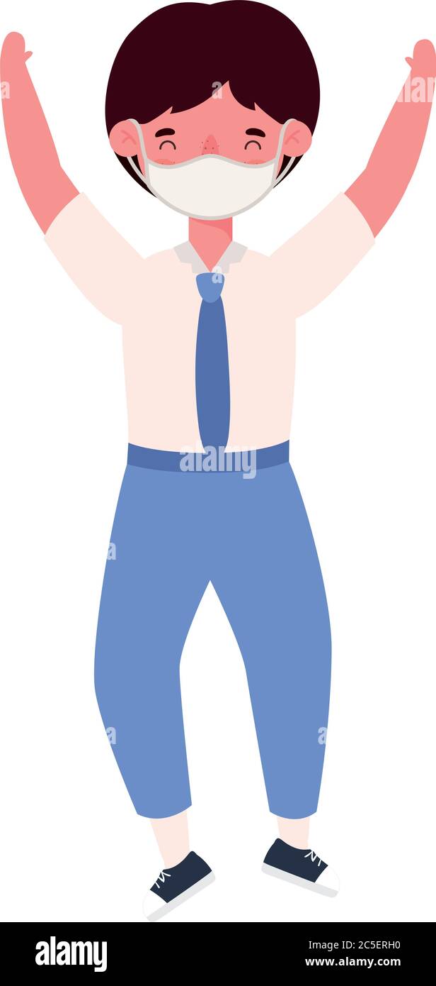 Jumping mask Stock Vector Images - Alamy