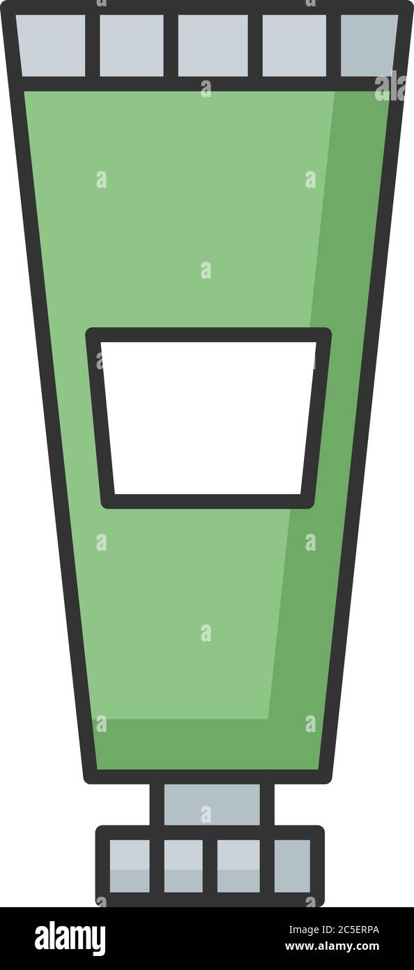 Lotion tube RGB color icon Stock Vector Image & Art - Alamy