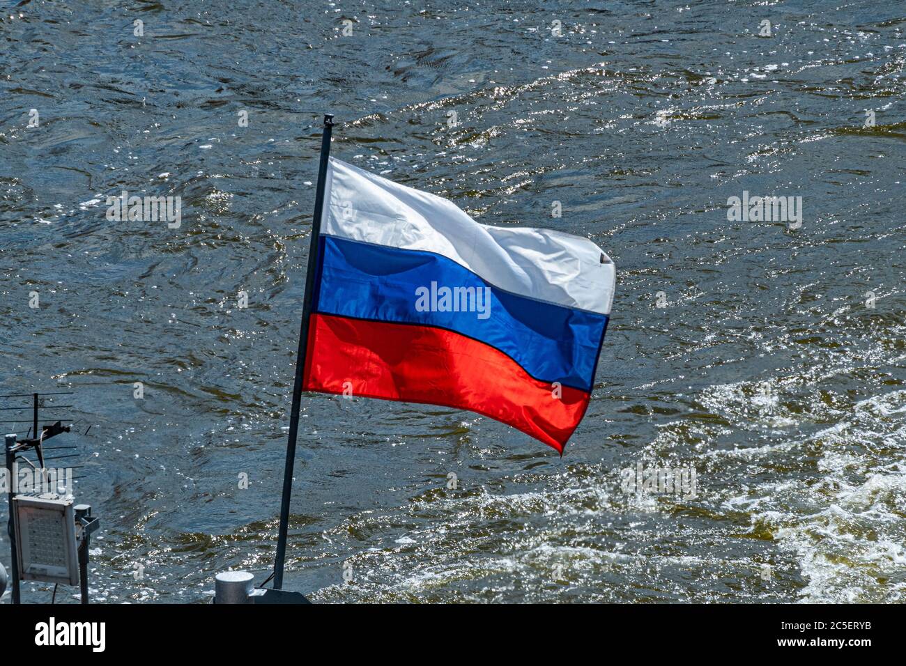 Russia, Moscow. Russian flag Stock Photo - Alamy