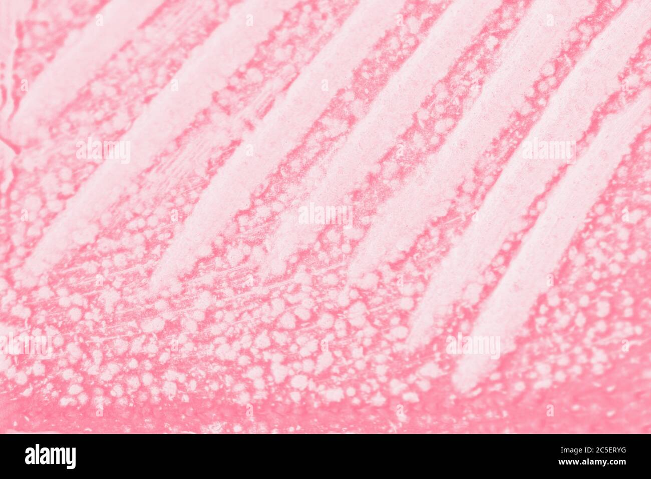 Metal patchy pink coral color surface background with stripes Stock ...