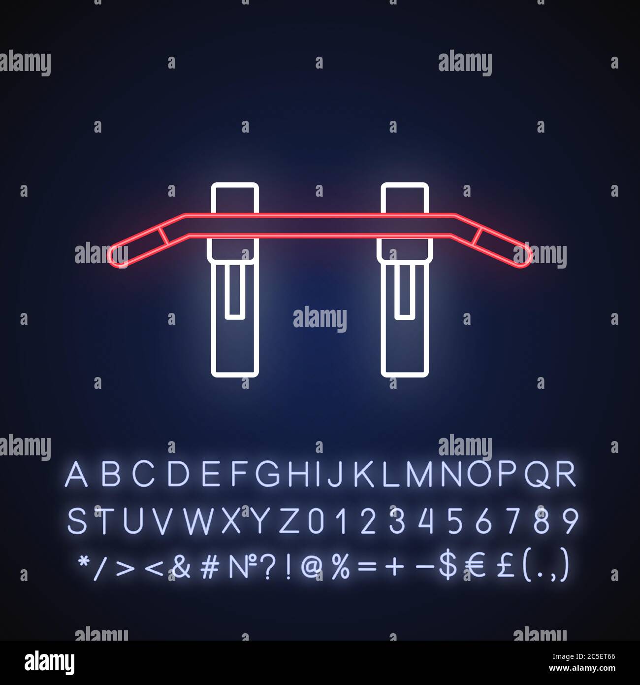 Crossbar icon Stock Vector Images - Alamy