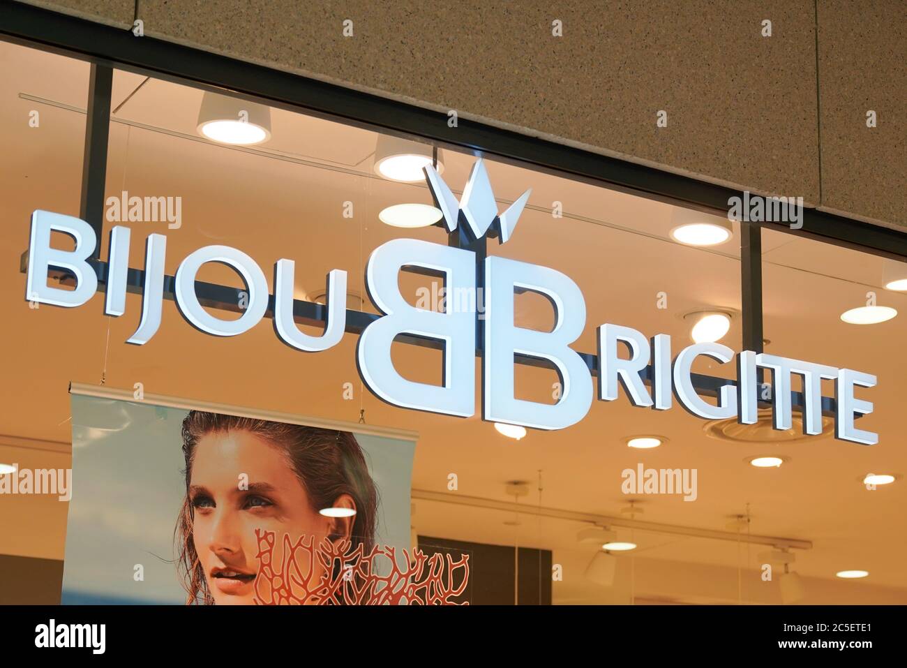 Bordeaux , Aquitaine / France - 06 20 2020 : Bijou Brigitte store logo ...
