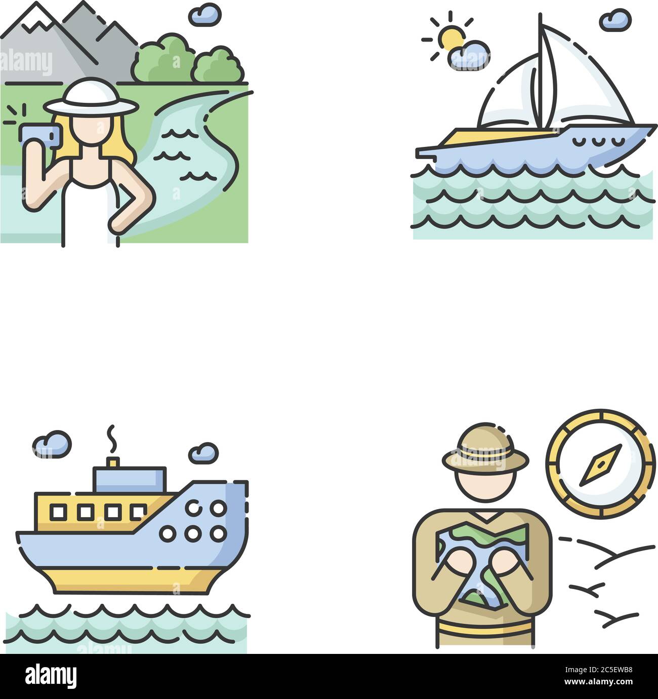 Popular activities Cut Out Stock Images & Pictures - Alamy