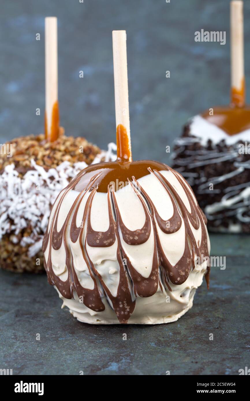 Eating candy apples hi-res stock photography and images - Alamy