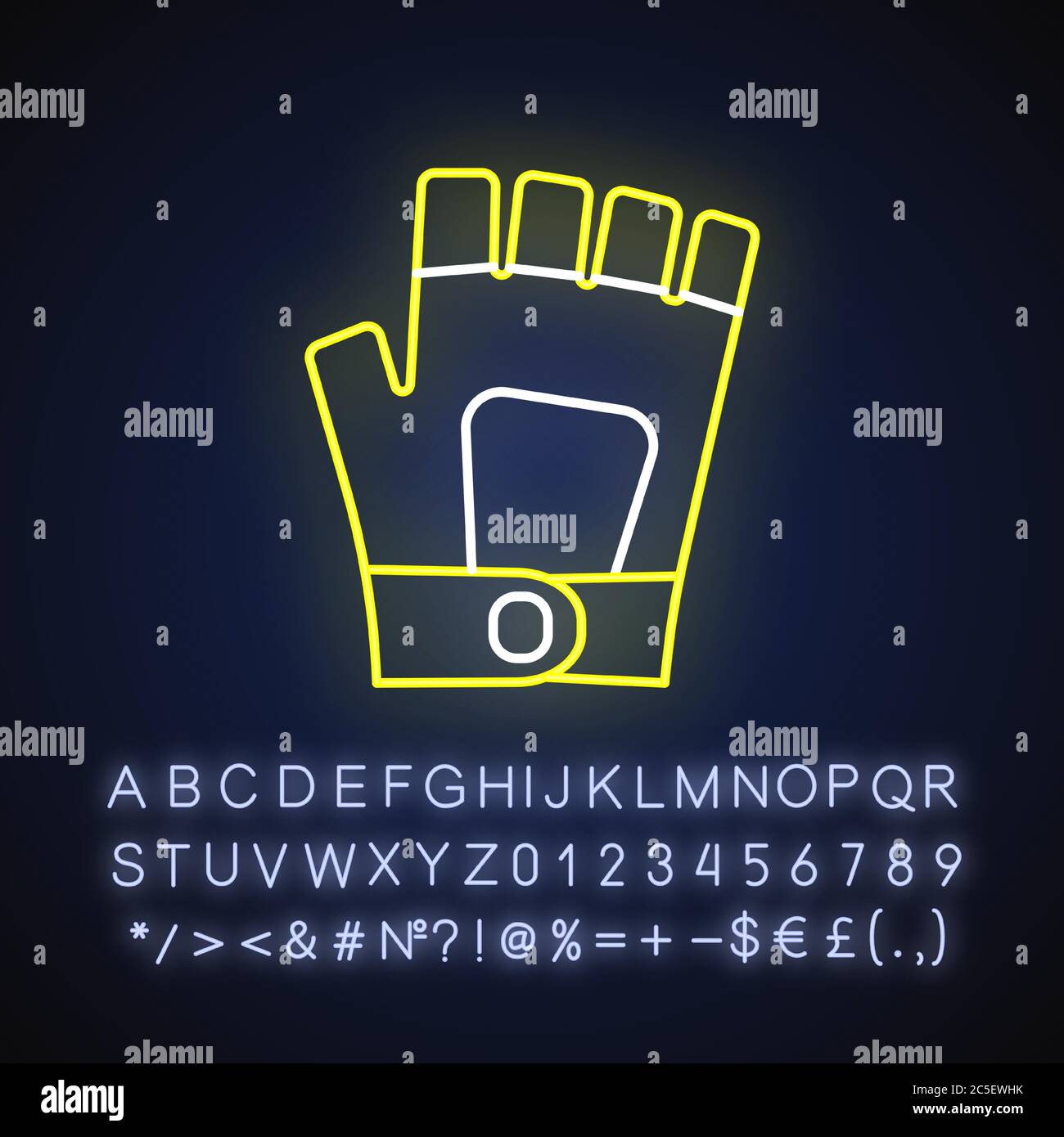 Neon gym sign hi-res stock photography and images - Alamy