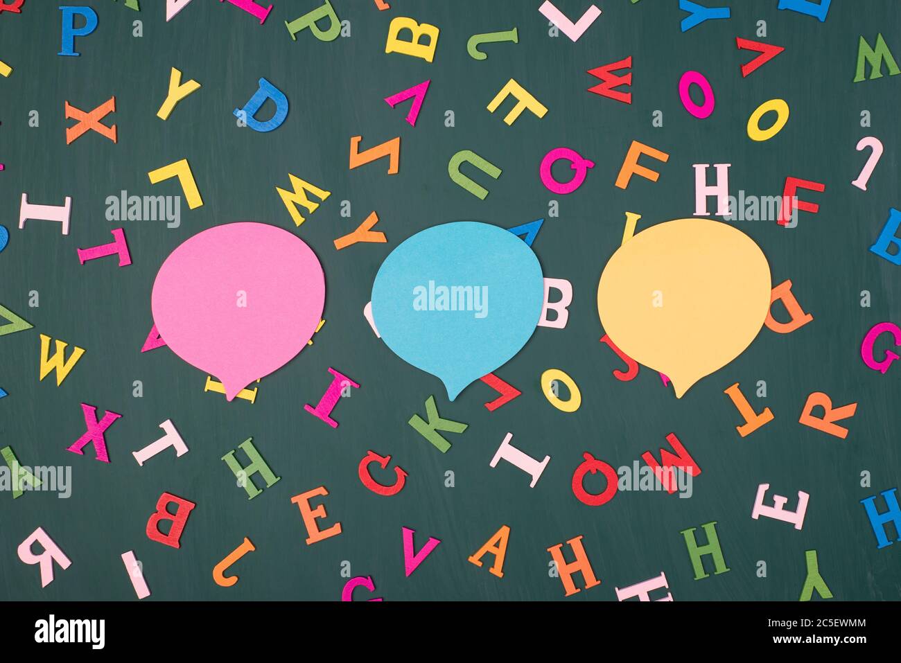 Bubble letters alphabet hi-res stock photography and images - Alamy