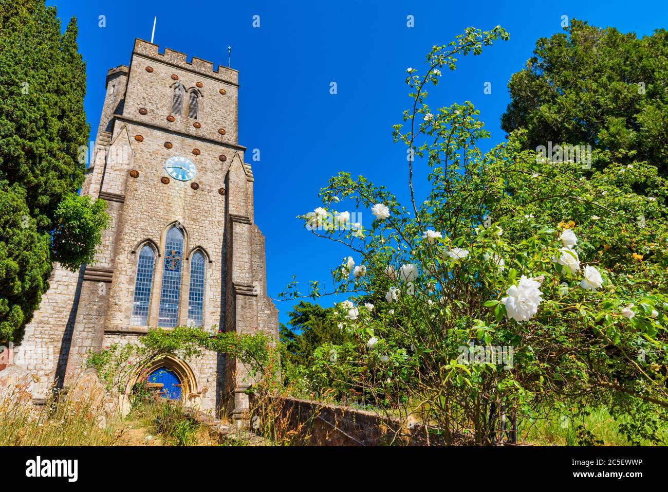 St Mary's Church in Platt, near Maidstone in Kent, England Stock Photo ...