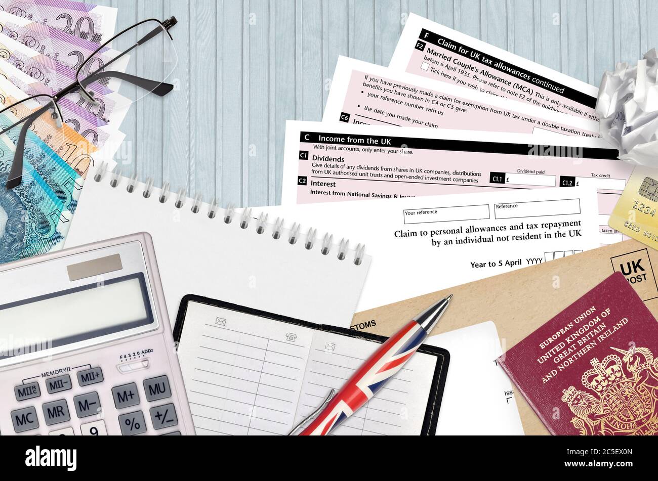 Benefit claim form uk hi-res stock photography and images - Alamy