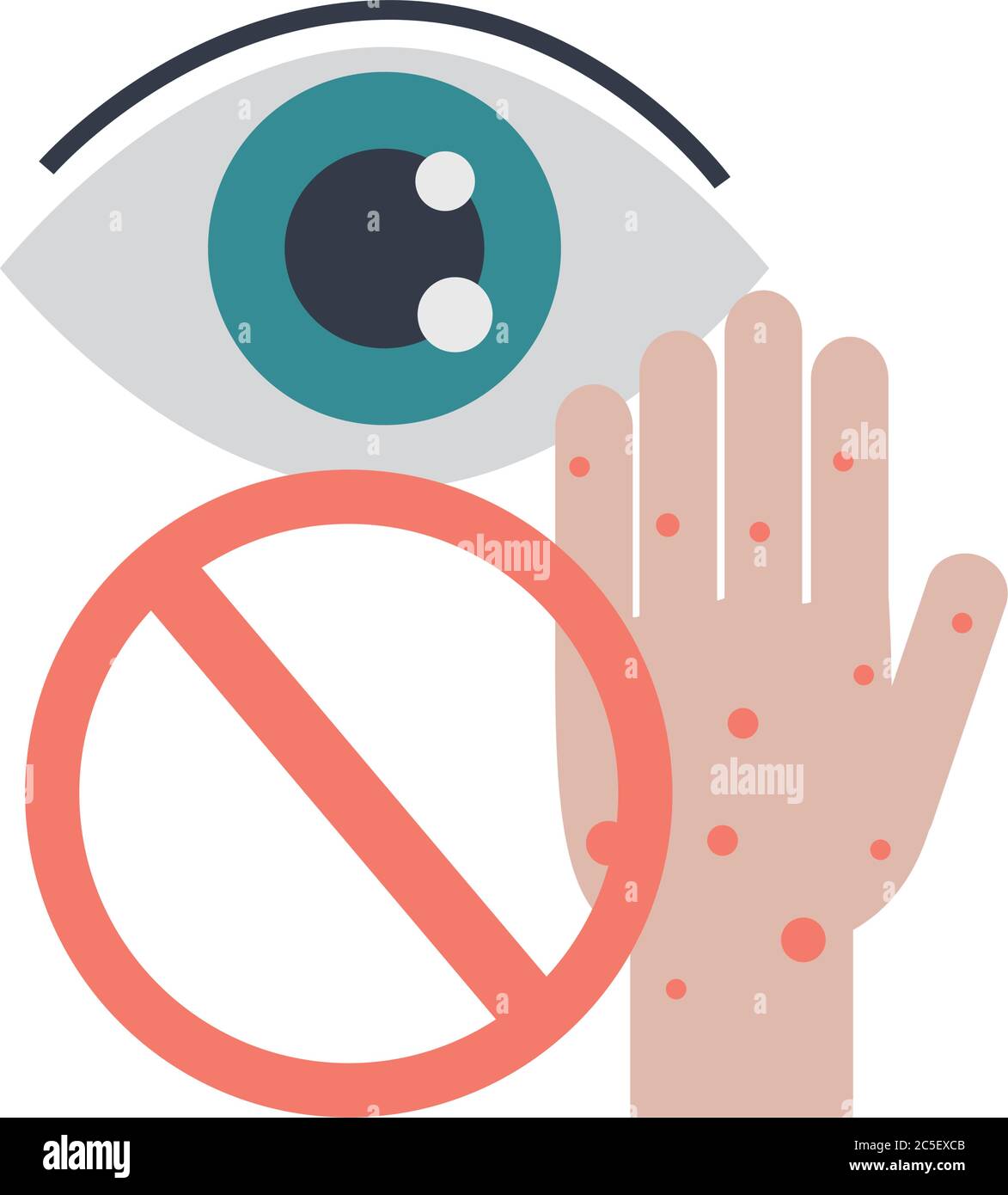 covid 19 coronavirus, avoid touching eyes, prevention outbreak disease ...