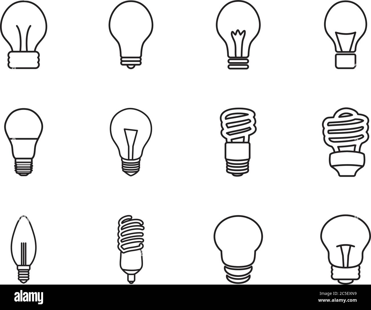 Mini led lights Stock Vector Images - Alamy