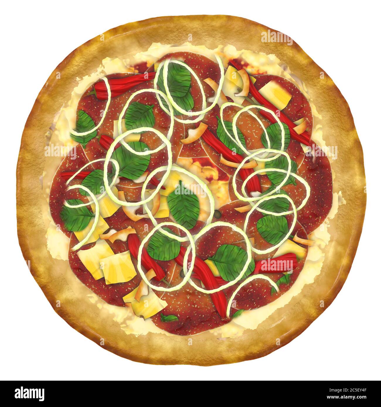 Pizza pepperoni is perfect for you to design your restaurant menus 3d ...