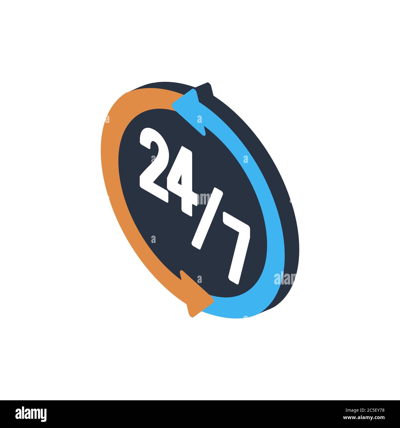 24 7 shop sign hi-res stock photography and images - Alamy