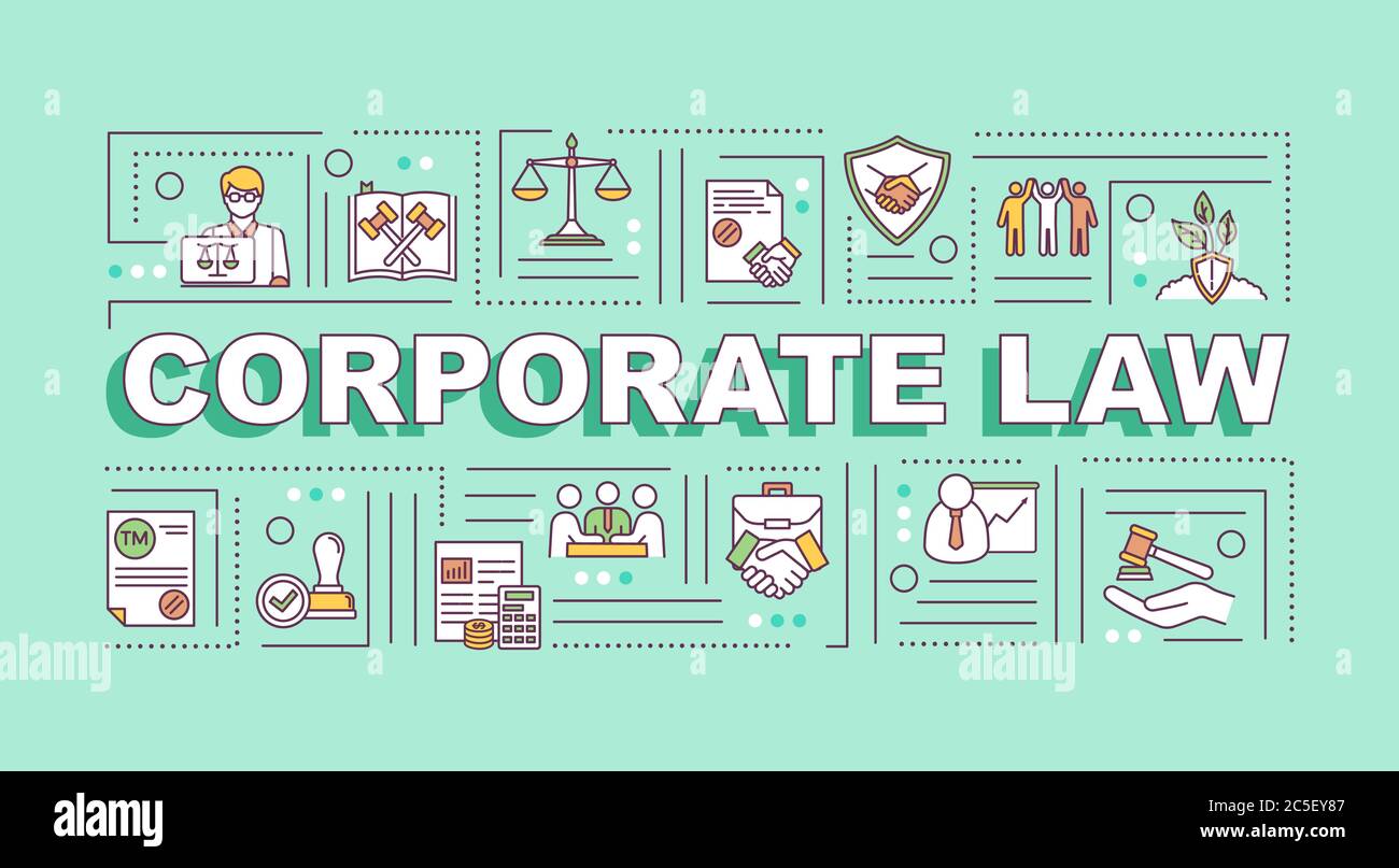 Corporate law word concepts banner Stock Vector Image & Art - Alamy
