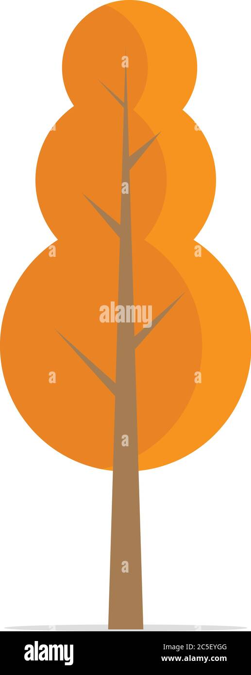 Flat tree icon hi-res stock photography and images - Alamy