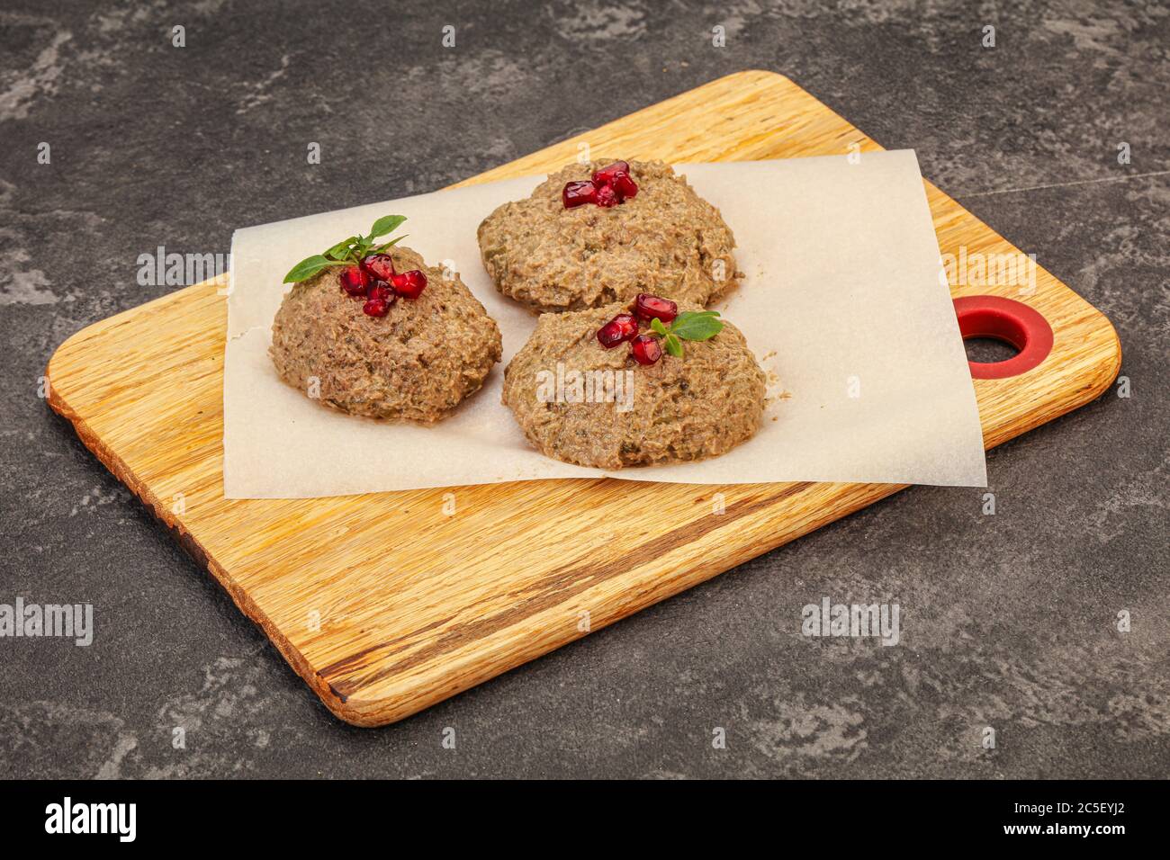 Georgian cuisine - pkhali from beans and spices Stock Photo - Alamy