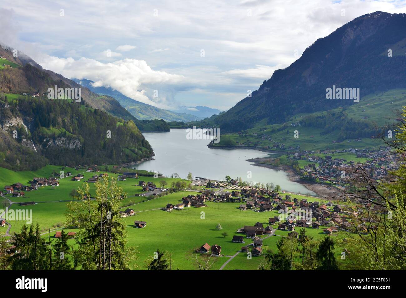 Lake Lungern, Lungerersee, Lungernsee, Switzerland, Schweiz, Suisse ...