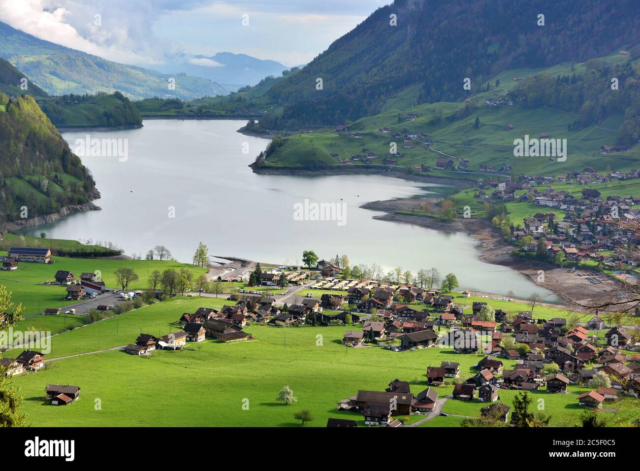 Lake Lungern, Lungerersee, Lungernsee, Switzerland, Schweiz, Suisse ...