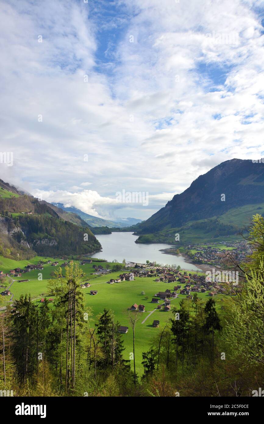 Lake Lungern, Lungerersee, Lungernsee, Switzerland, Schweiz, Suisse ...