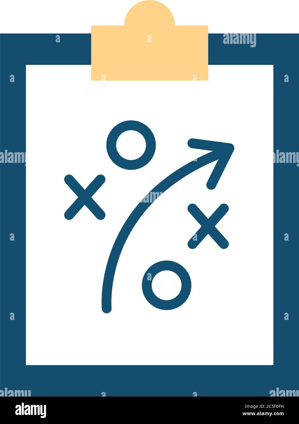 soccer strategy document flat style icon design, Sport hobby ...