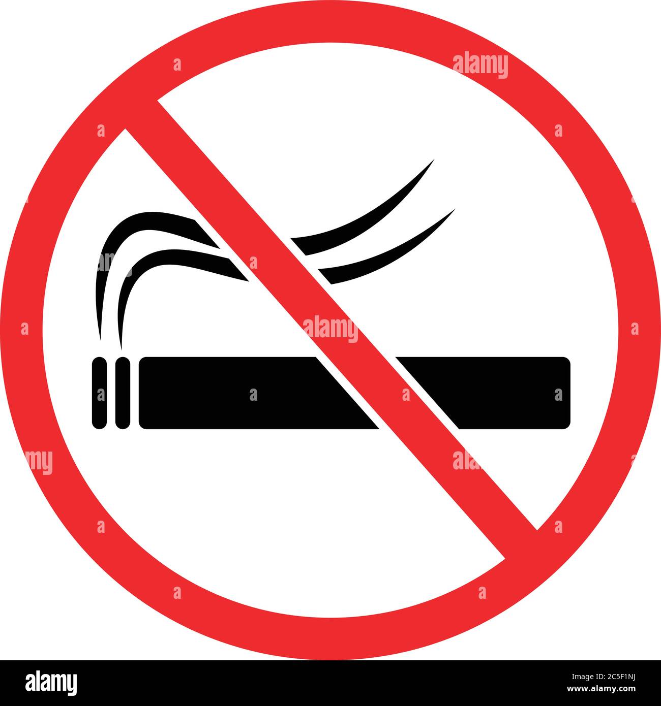 Sign warning health cigarette ban hi-res stock photography and images ...