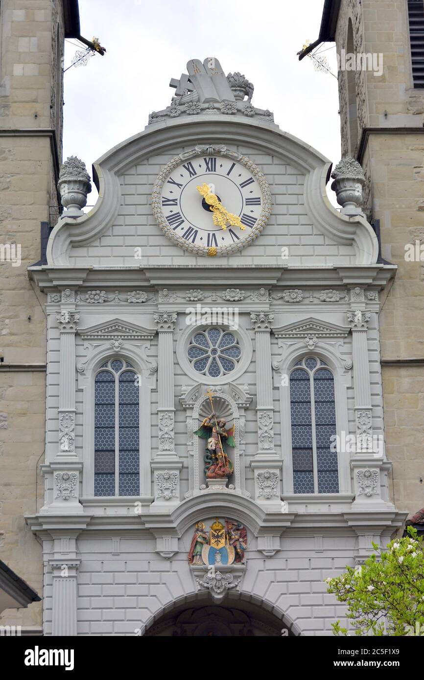 Church of St. Leodegar, Hofkirche St. Leodegar, Lucerne, Luzern ...