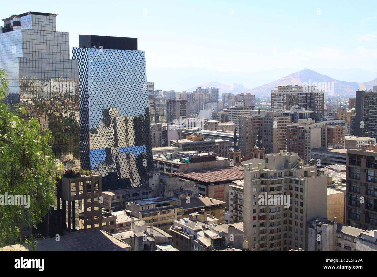 scenes from Santiago, Chile Stock Photo - Alamy