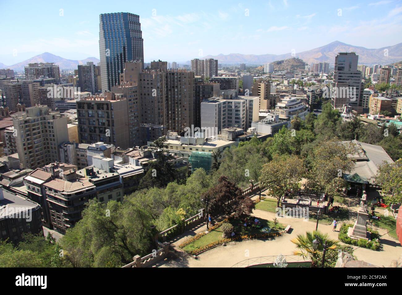 scenes from Santiago, Chile Stock Photo - Alamy
