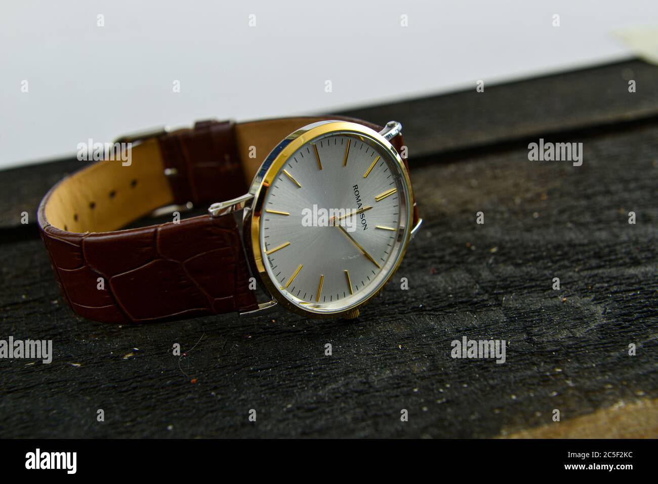 Wrist watch on different views Stock Photo - Alamy