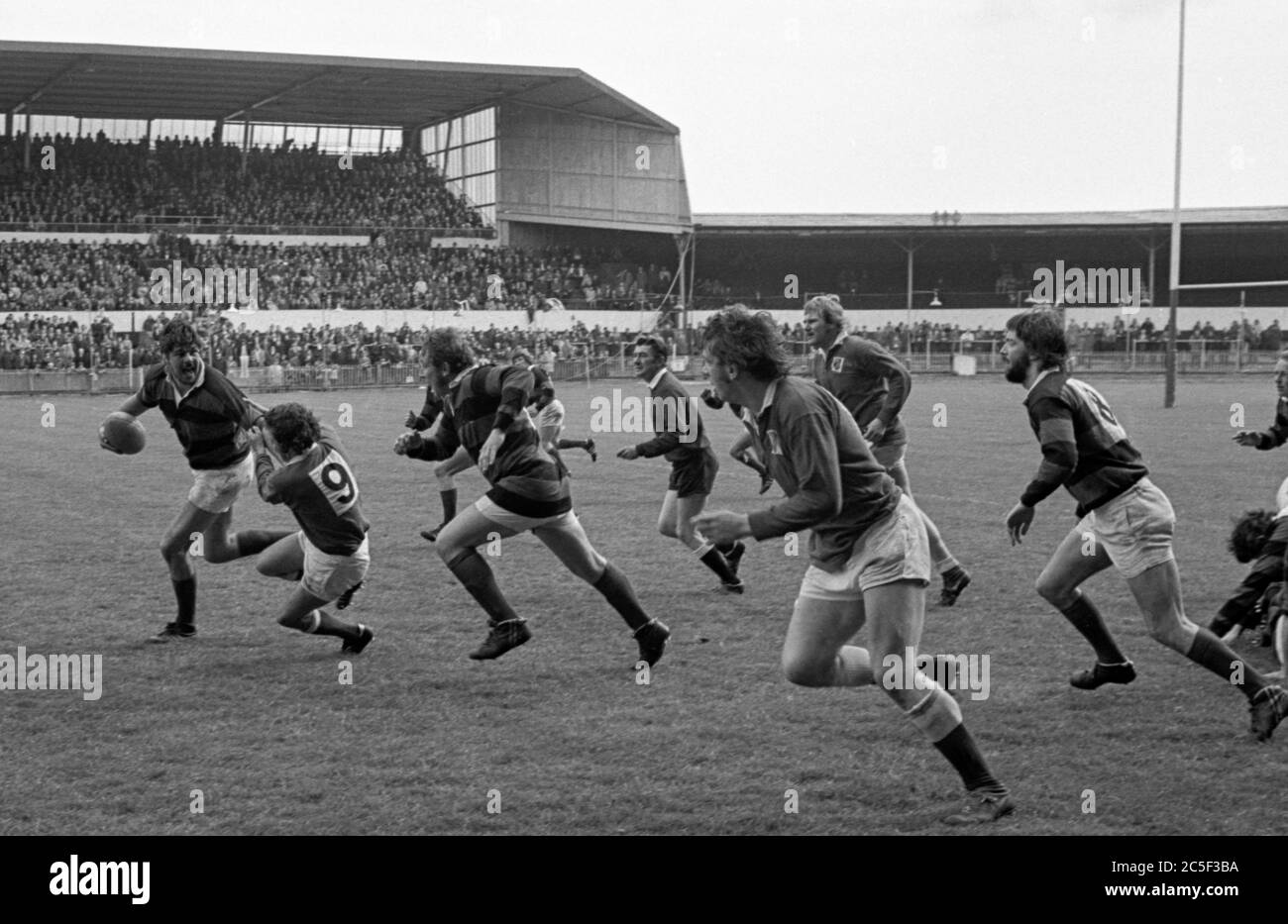 Rugby ball wales Black and White Stock Photos & Images - Alamy