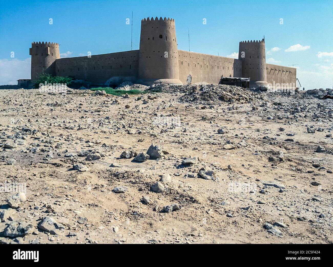 The Arabian sea Gulf state of Qatar around 1981-82 seen here at the ...