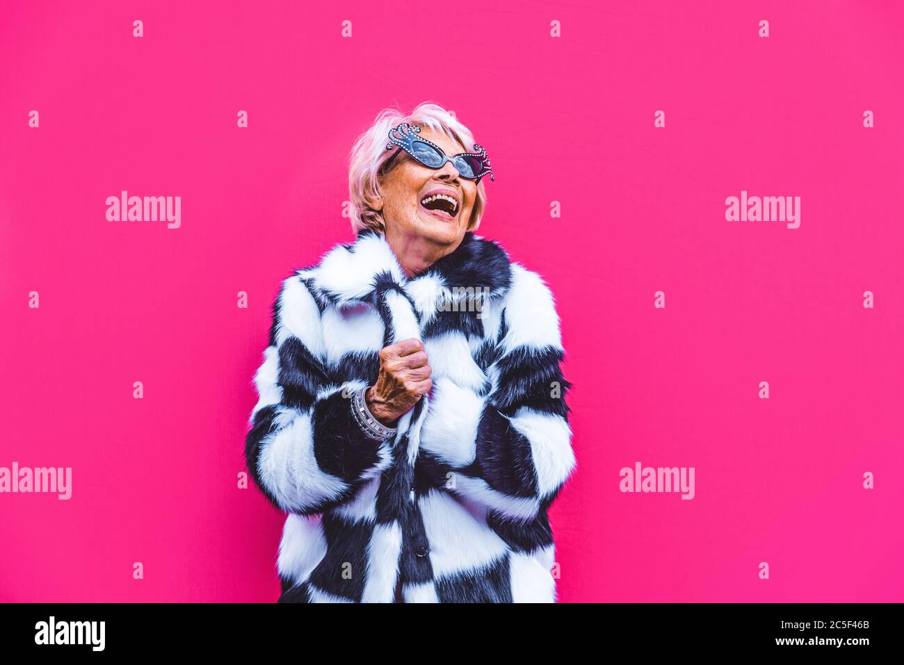 Eccentric Old Lady High Resolution Stock Photography and Images - Alamy