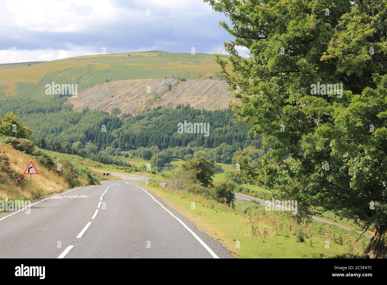 The backroads of NorthWales Stock Photo - Alamy
