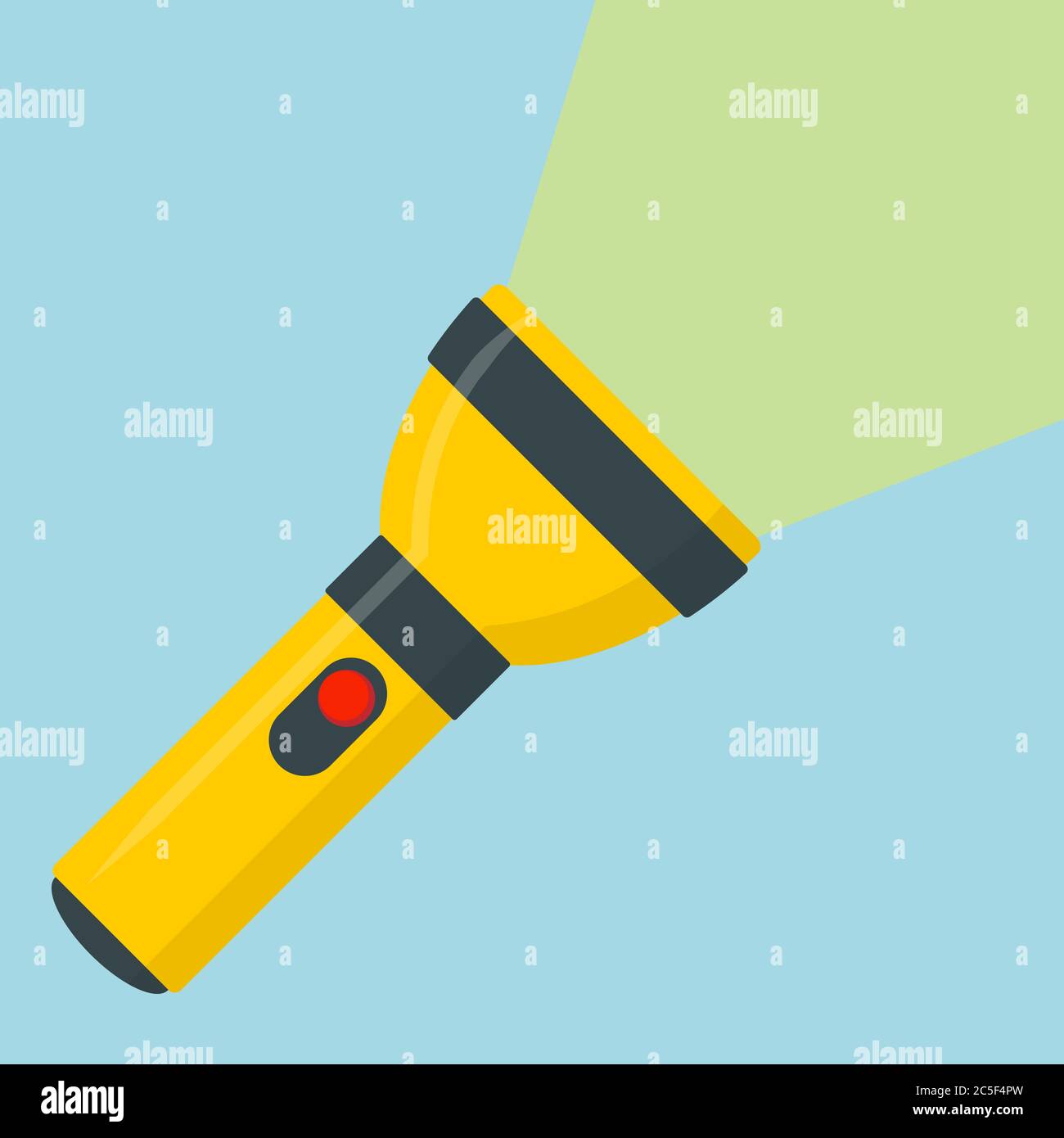 Electric torch and battery Stock Vector Images - Alamy