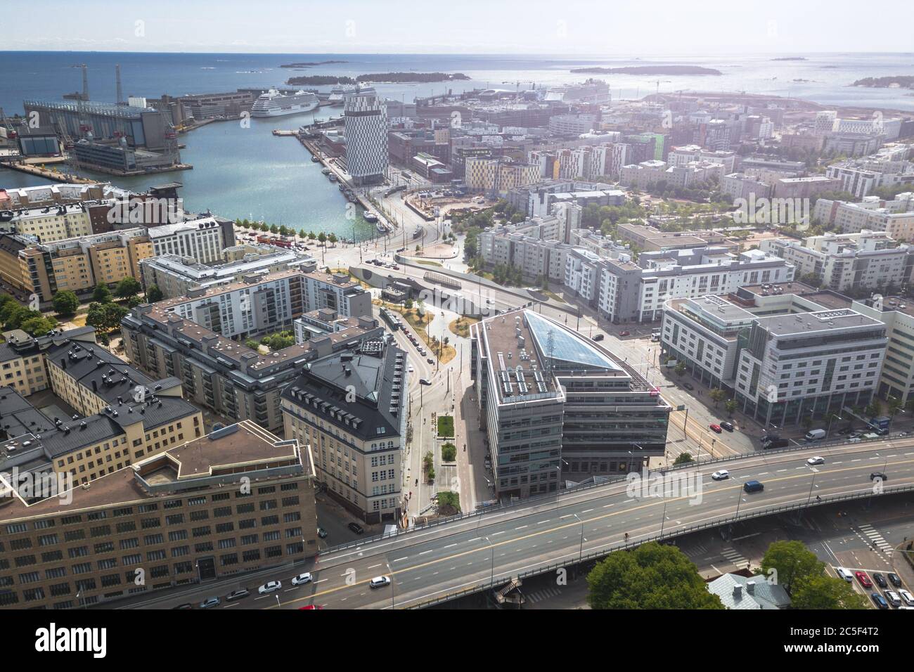 Helsinki summer aerial hi-res stock photography and images - Alamy