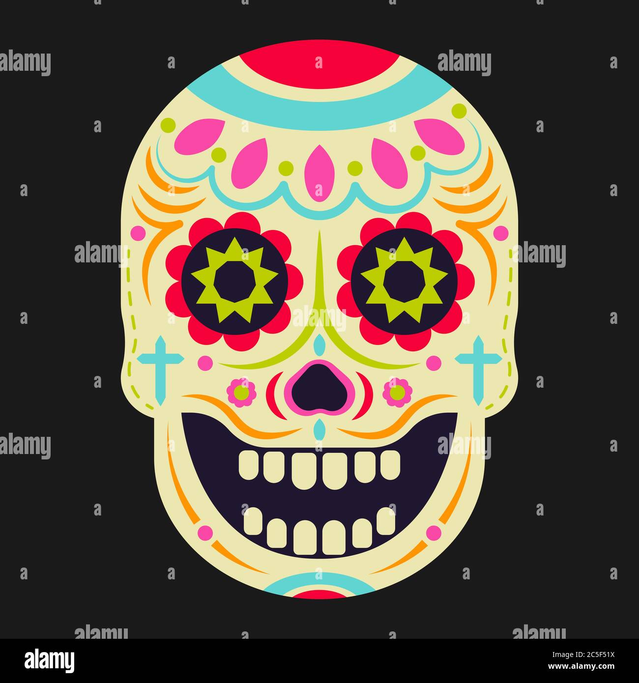 Calavera Stock Vector Images - Alamy