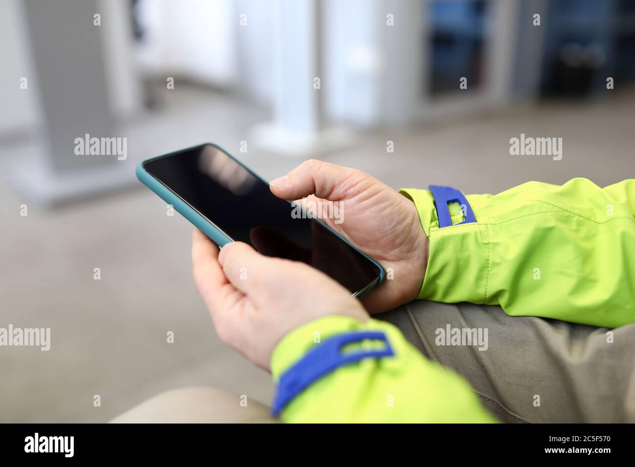 Hands in jacket hi-res stock photography and images - Alamy