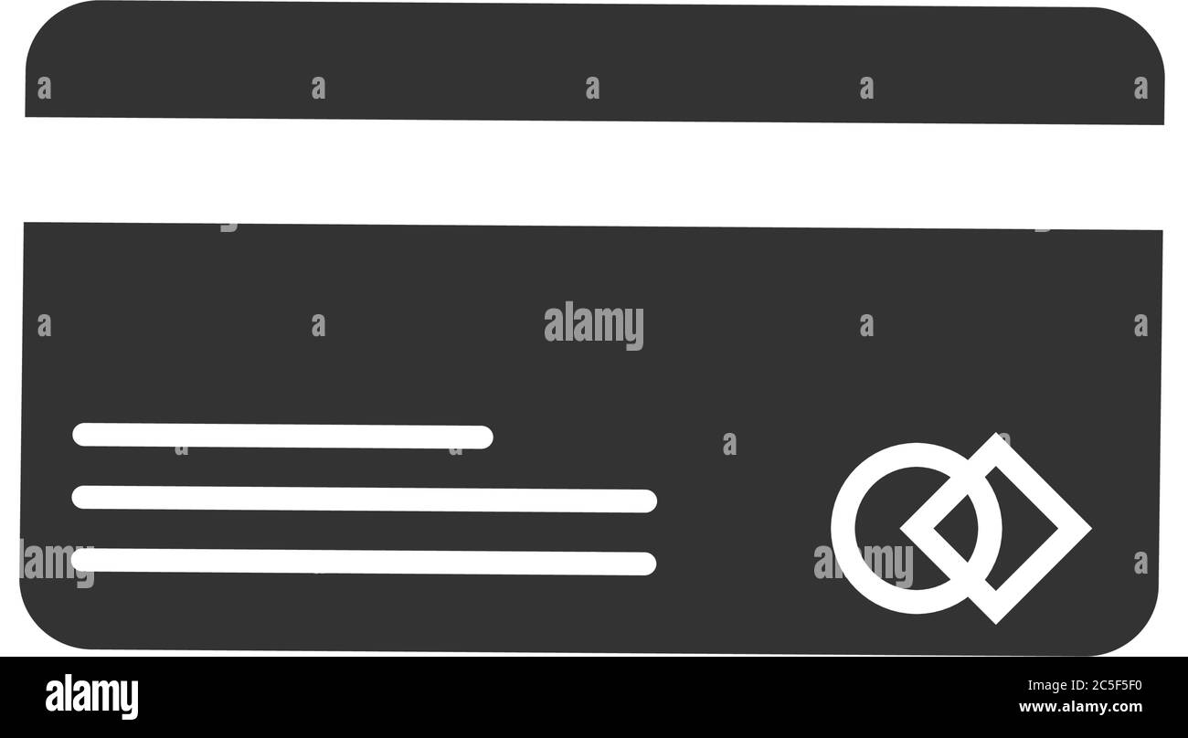 Credit Card Icon ATM Plastic Isolated Vector Debit Payment Technology Shopping Symbol Stock ...