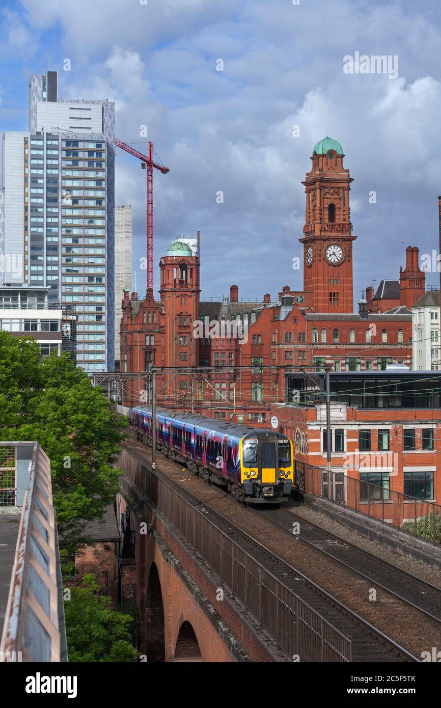First Transpennine Express Siemens class 350 electric train passing the ...