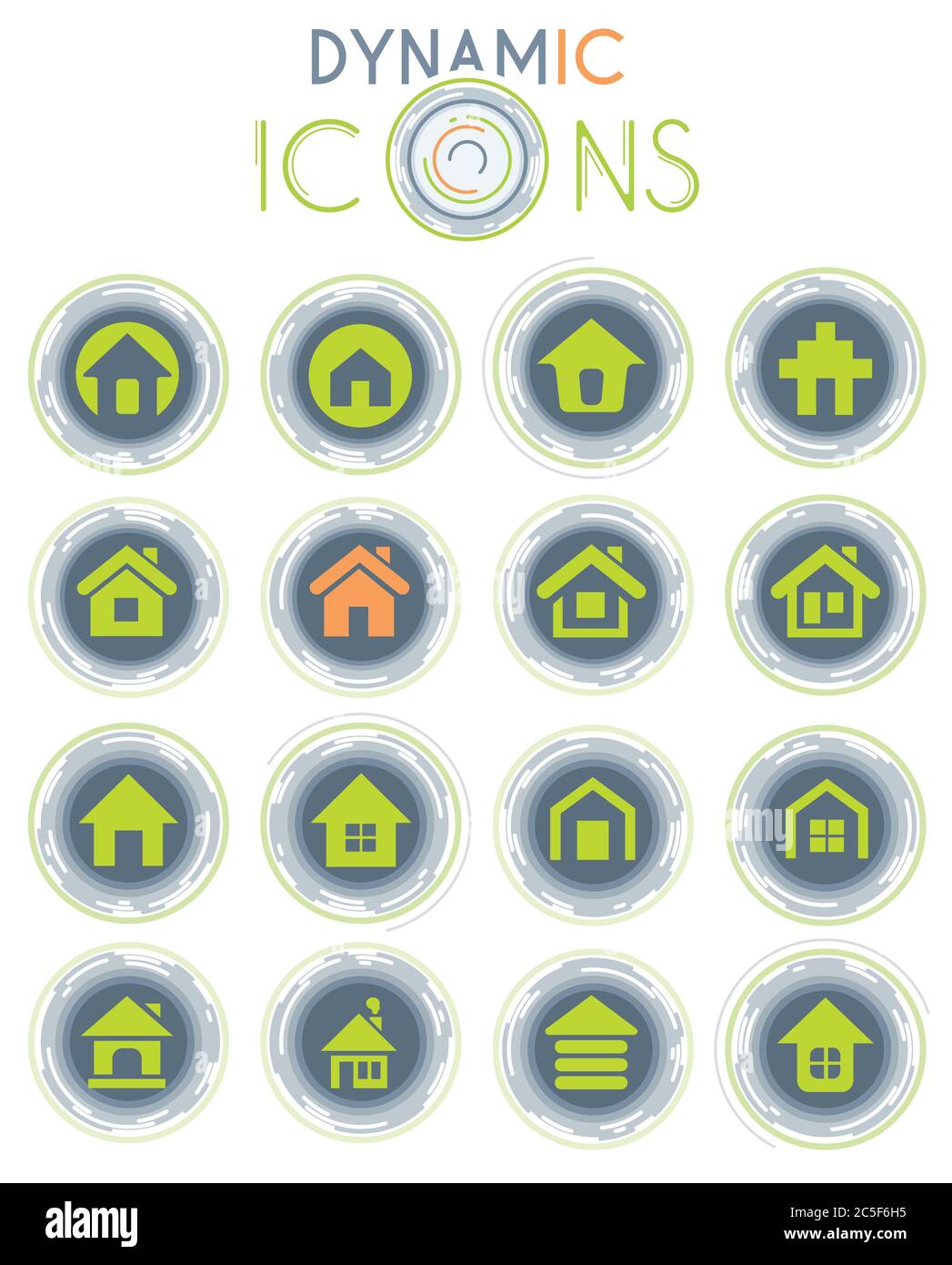 Home dynamic icons Stock Vector Image & Art - Alamy
