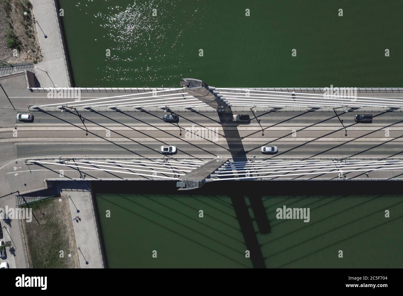 Aerial view of canal hi-res stock photography and images - Alamy