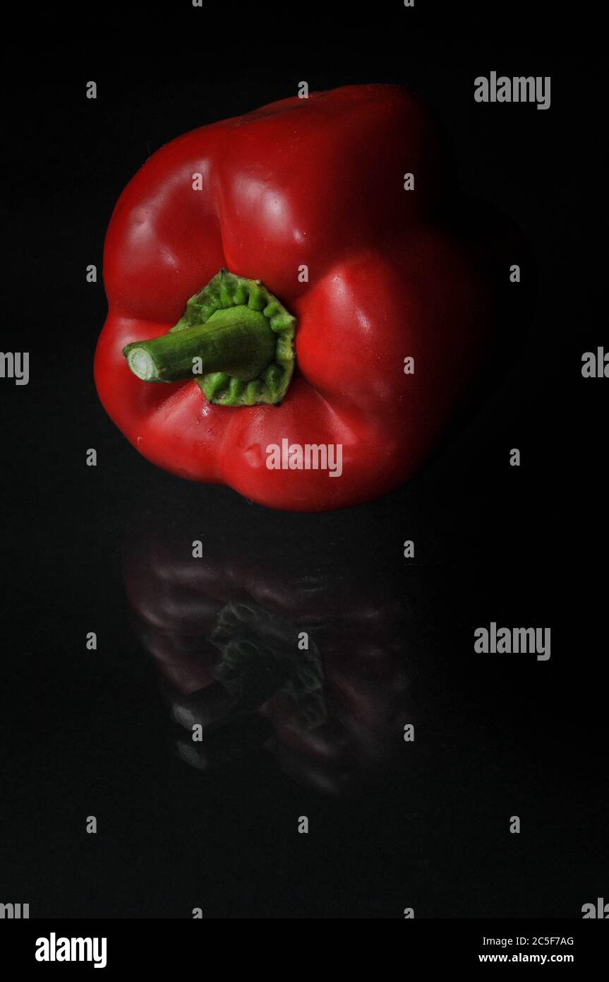 Photograph of an Asian bell pepper. It is very popular for Asian dishes ...