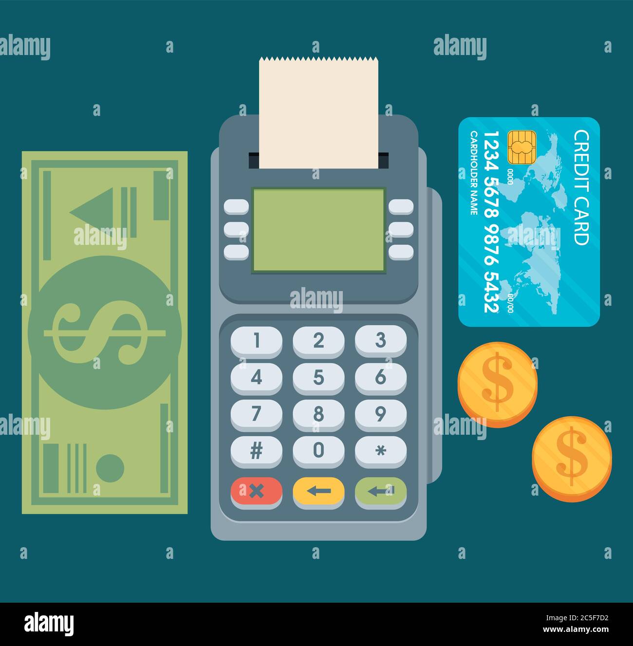 Payment methods vector vectors hi-res stock photography and images - Alamy