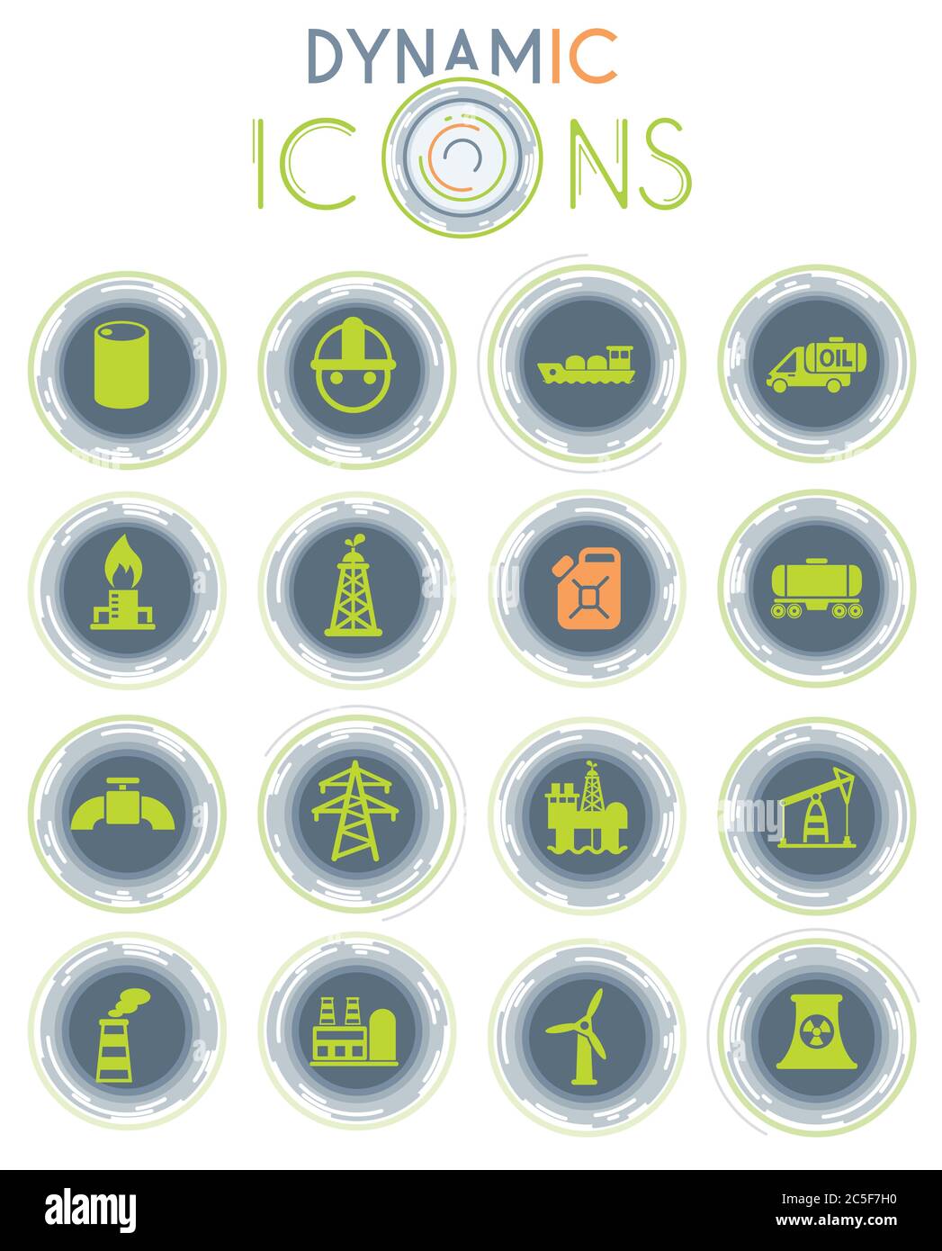 industry dynamic icons Stock Vector Image & Art - Alamy