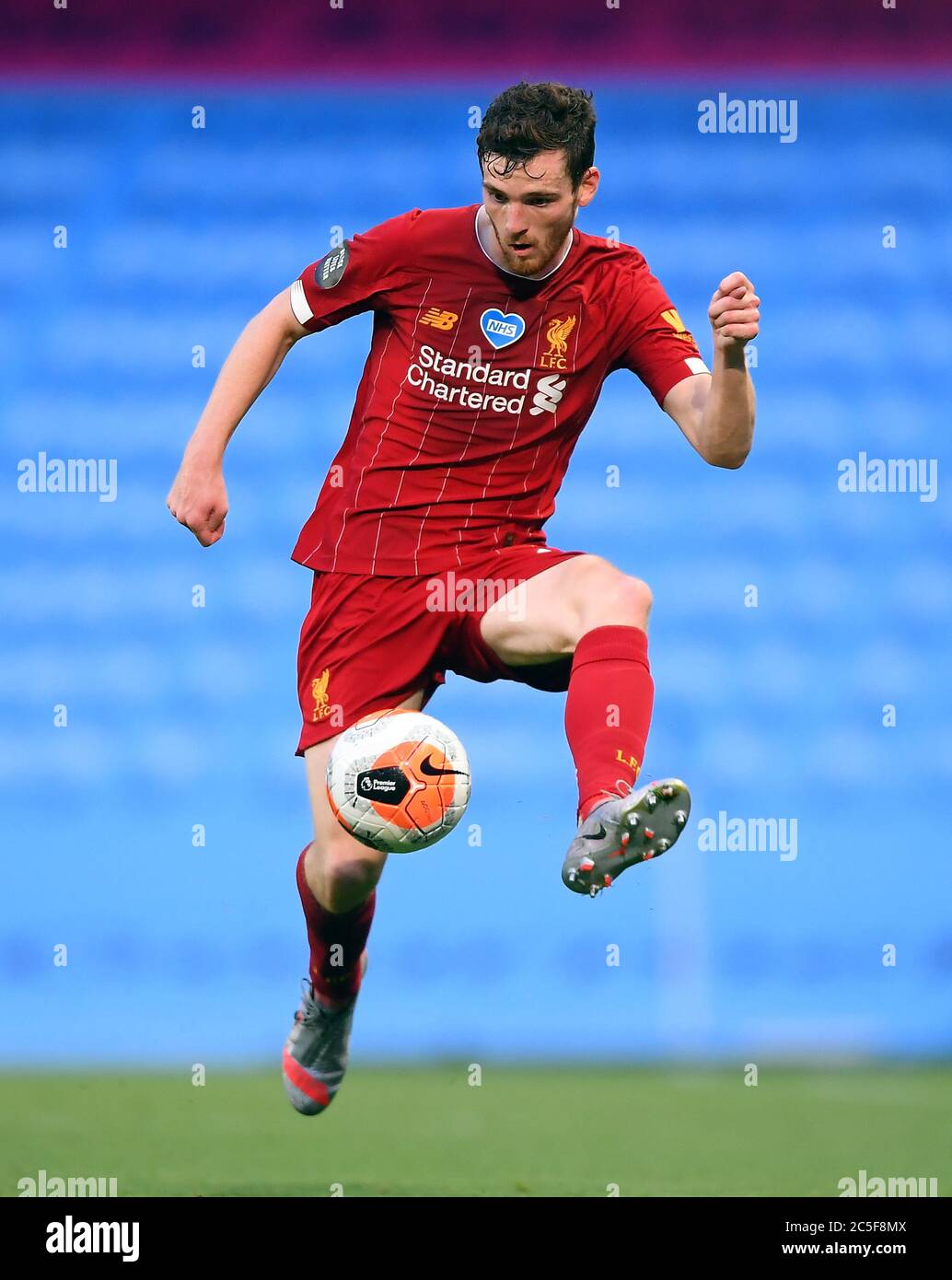 Liverpool's Andrew Robertson during the Premier League match at the ...