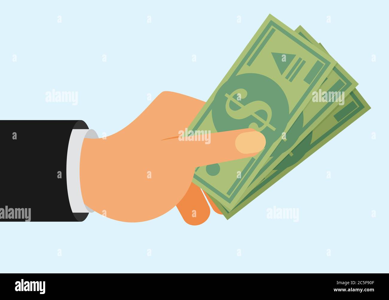 Bills money dollar buy Stock Vector Images - Alamy