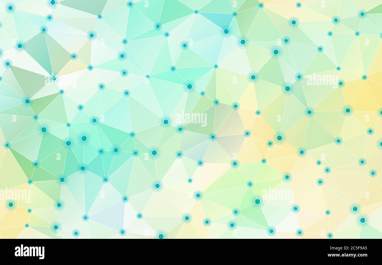 Abstract geometric crystal background with triangular polygons. Vector ...